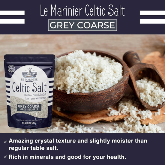 Le Marinier Celtic Salt: Buy 100% natural, unrefined French Sea Salt